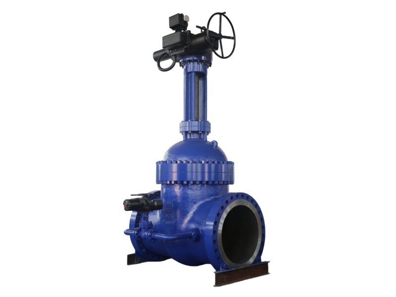42"-600LB-RF Electric Modulating Gate Valve C/W Limitorque SMC-5 ...
