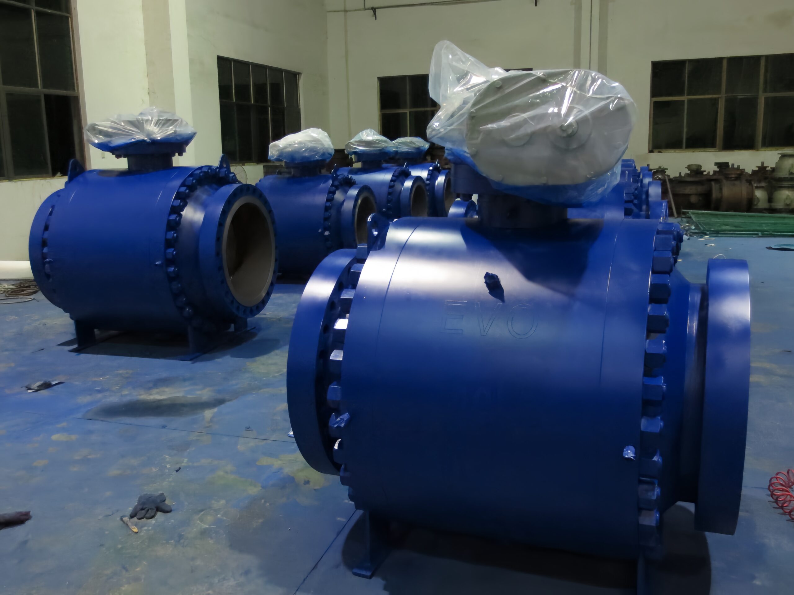 42"-600LB 3-Piece Open Die Forged Steel Trunnion Mounted Ball Valve ...